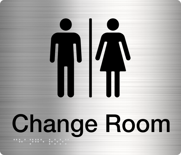 Unisex Change Room (Stainless Steel) – Tim The Sign Man